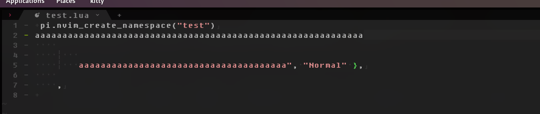 Seems `vimapinvimbufsetextmark` Is Based On Window Default · Issue 8733