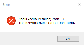 [Package Issue]: dominikreichl.keepass reports code 67: the network name cannot be found when ...