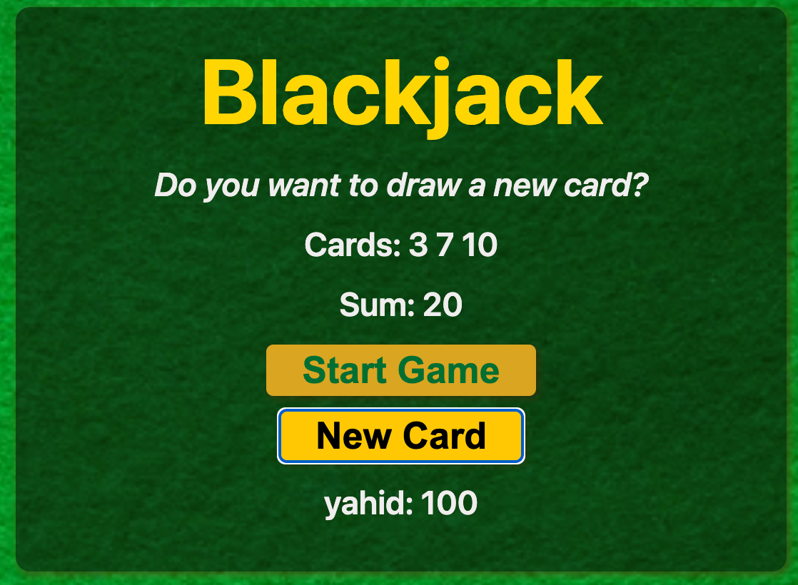 GitHub - Yahid-Basha/Black-jack-game