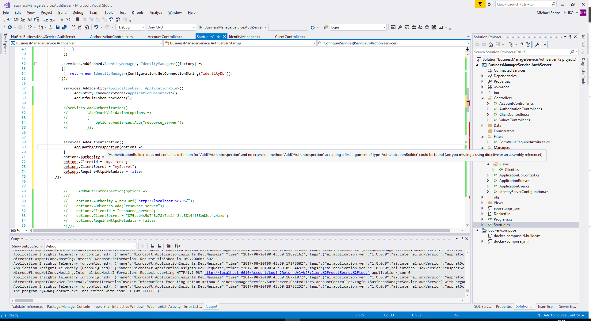 Missingmethodexception When Usin Introspection With Asp Core 2 0 · Issue 76 · Aspnet