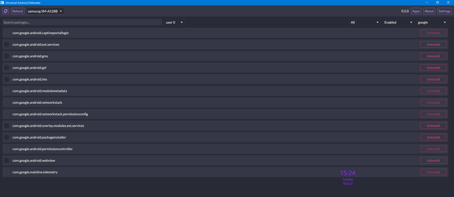BOOTLOOP: com.google.android.ext.services causes bootloop · Issue #194 · 0x192/universal-android ...