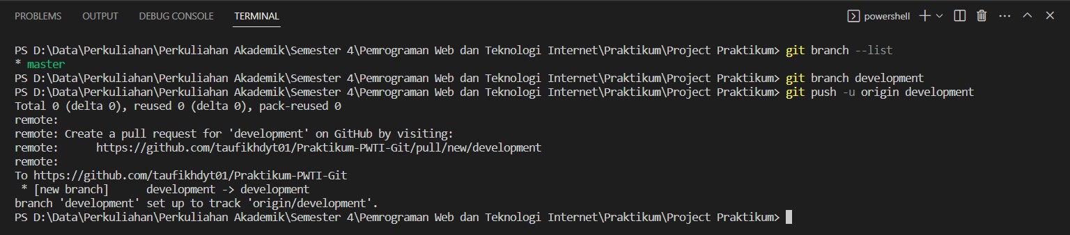 GitHub - taufikhdyt01/Praktikum-PWTI-Git: Tugas Git Praktikum PWTI