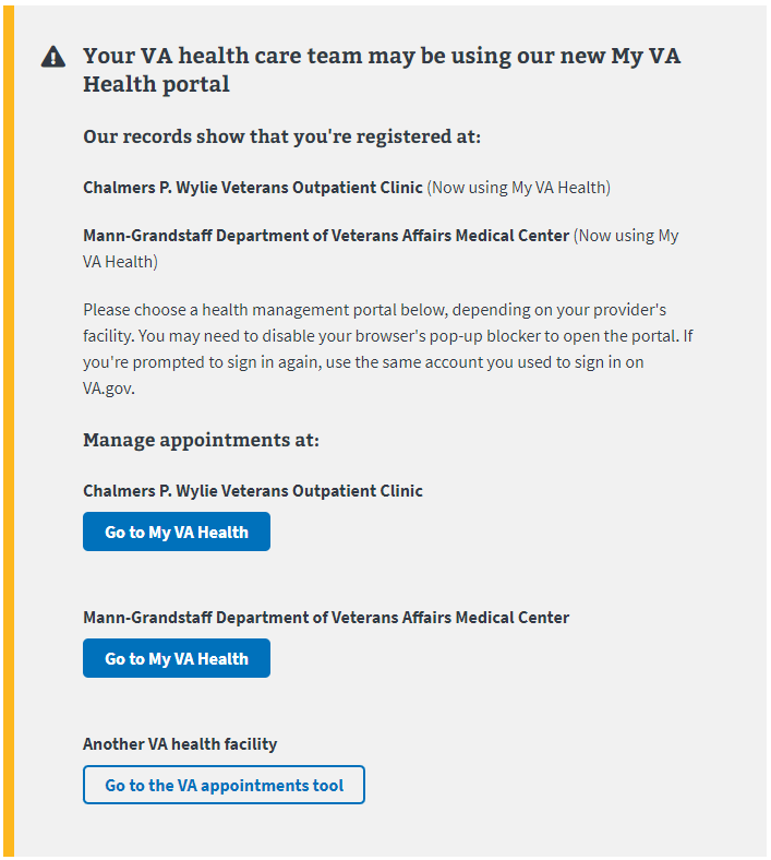 [Design, FE] My VA - Health Care update: Add new Walla Walla health ...
