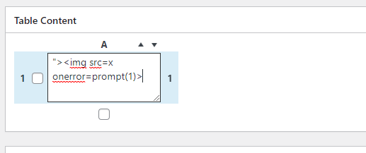 Cross site scripting · Issue #163 · TablePress/TablePress · GitHub