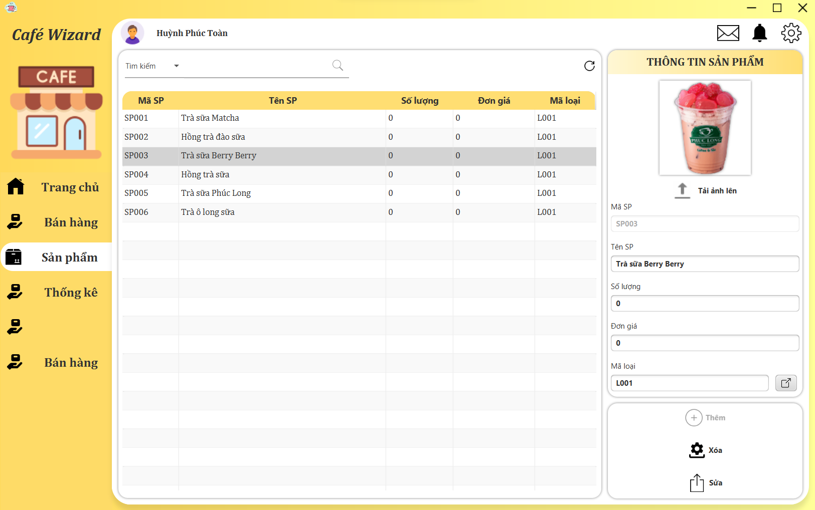 GitHub - WizardSC/CafeShopWizard: Quản lý quản cafe sử dụng JavaFX
