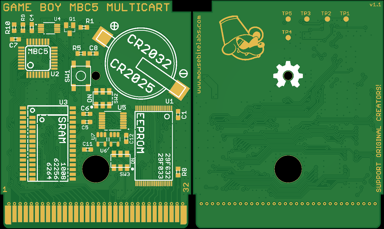 GitHub - MouseBiteLabs/Game-Boy-MBC5-Multicart: A flashable MBC5-based ...