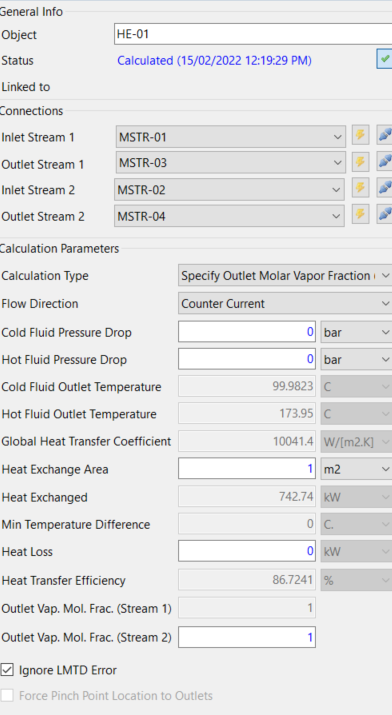 Switching between calculation types in Heat Exchanger fails to solve[Bug] · Issue #290 · DanWBR ...