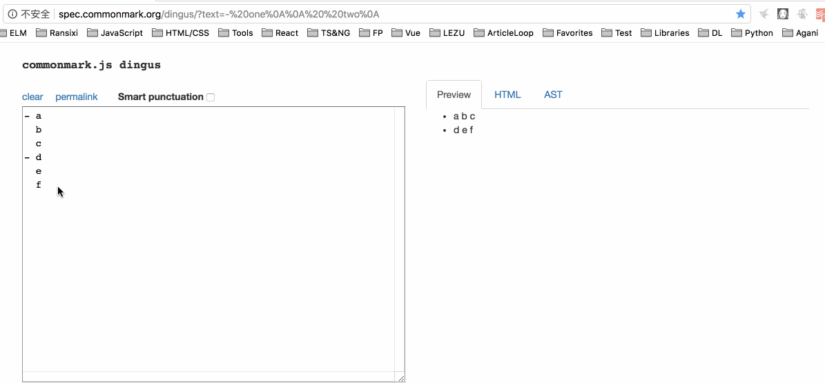 Can't parse list items without new line · Issue #106 · marktext/marktext · GitHub