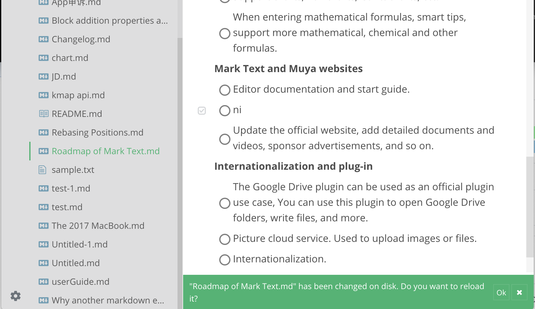 Unnecessary file watch notification when I edit in marktext · Issue #1418 · marktext/marktext ...