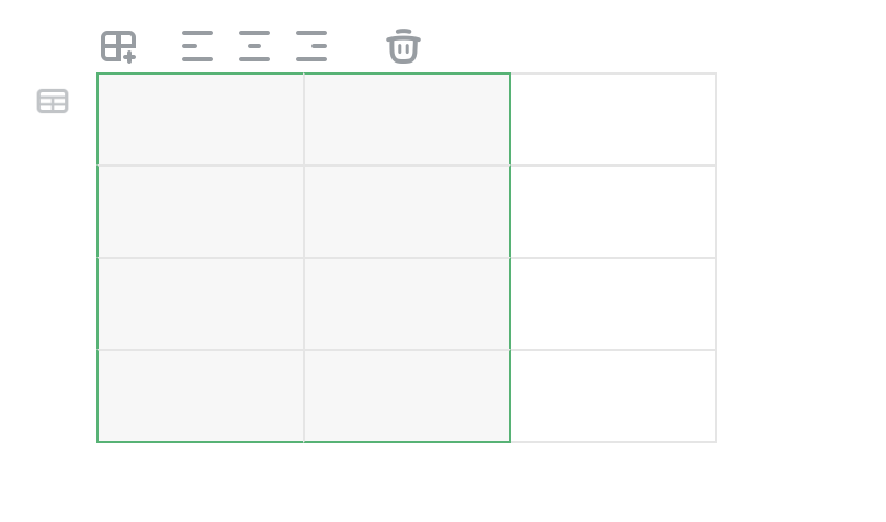 Press backspace key to delete rows or columns after select multiple empty rows or columns ...