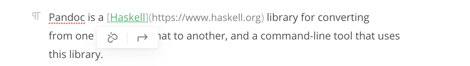 No need to show link tool if the link has cursor · Issue #1568 · marktext/marktext · GitHub