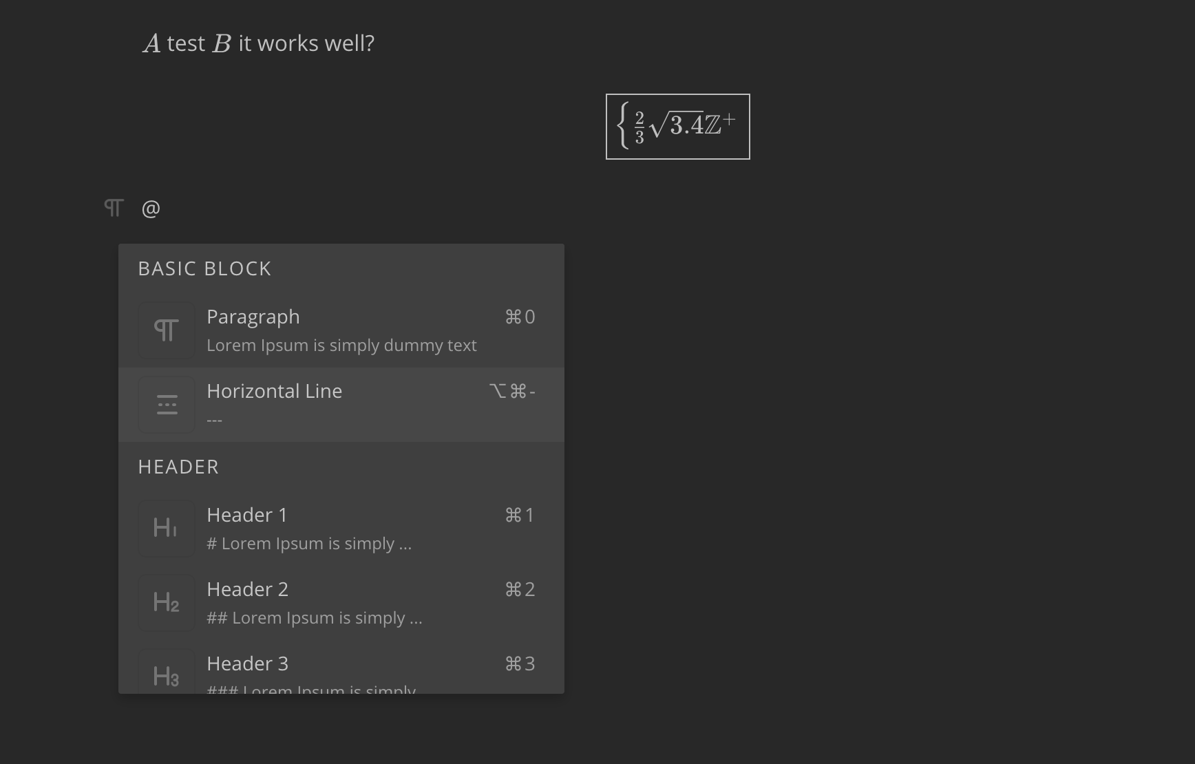 Wrong shortcut symbols in block list · Issue #1635 · marktext/marktext · GitHub