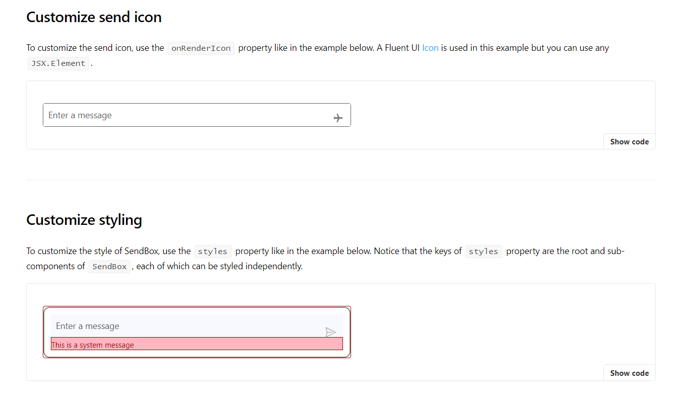 [Storybook][bug] Center send icon on SendBox storybook examples by edwardlee-msft · Pull Request ...