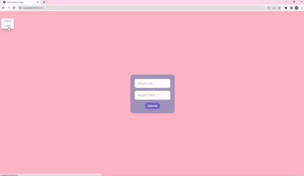 GitHub - JenHLee/list-of-albums