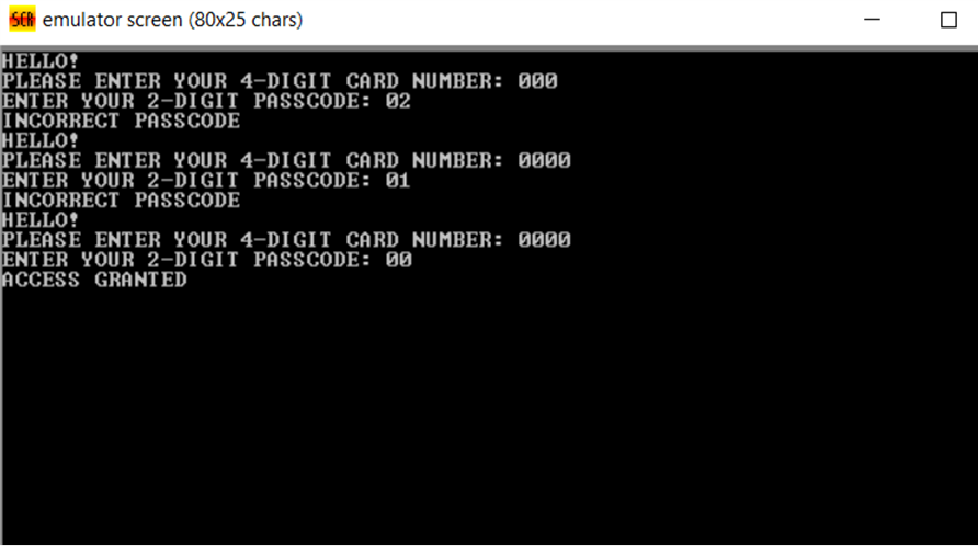 GitHub - elmahygurl/ATM_assembly: An ID and passcode verification system using assembly language ...