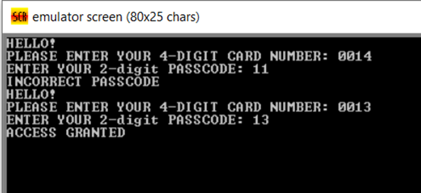 GitHub - elmahygurl/ATM_assembly: An ID and passcode verification ...