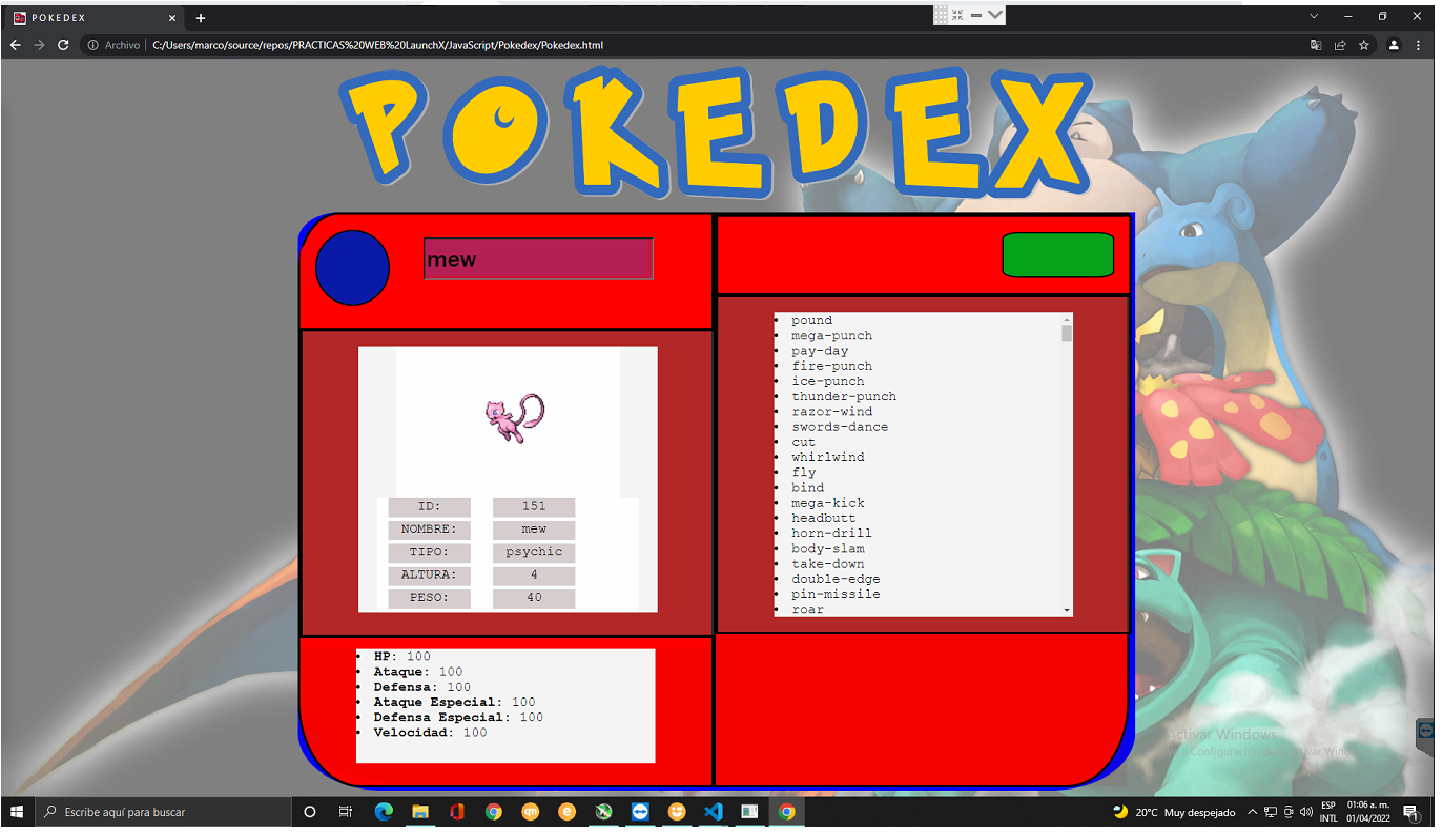 GitHub - SHNAITHED/pokedex: Realización de pokedex a traves de JavaScript
