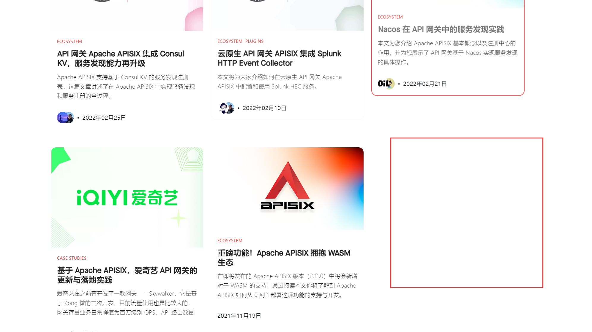 [Docs]: Chinese Editors' Picks Blog missing. · Issue #1341 · apache/apisix-website · GitHub