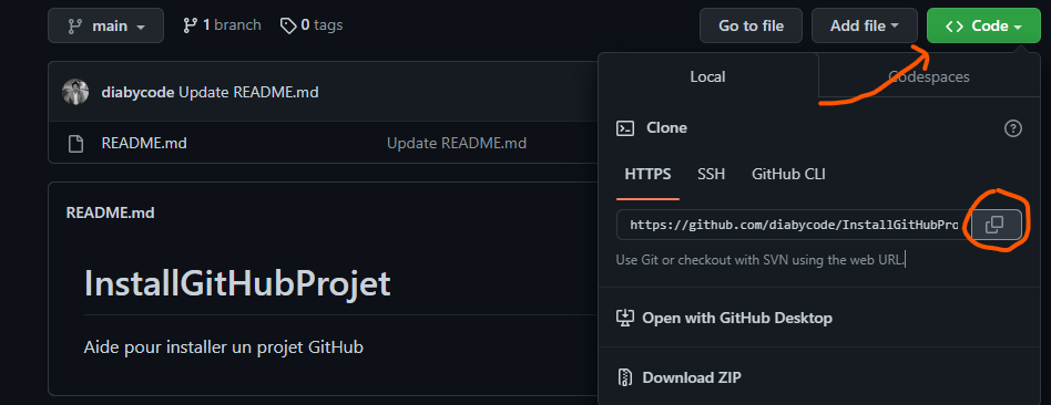 GitHub - diabycode/InstallGitHubProjet: Aide pour installer un projet ...
