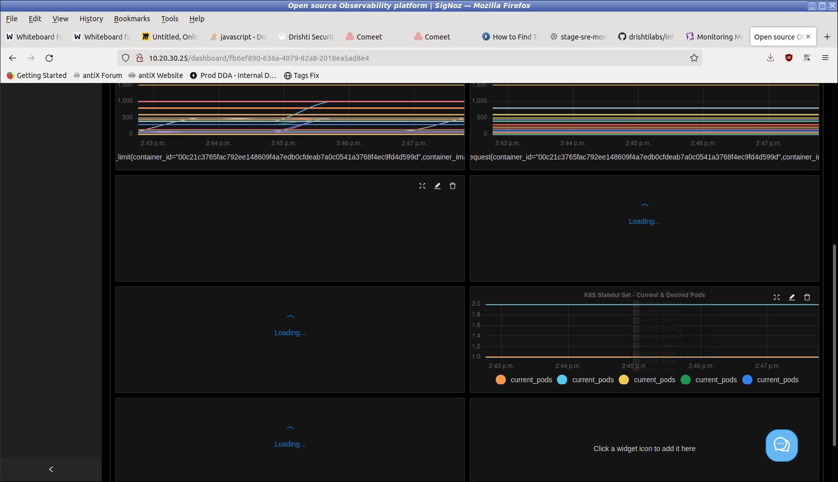 Very slow dashboard for K8S metrics · Issue #721 · SigNoz/signoz · GitHub
