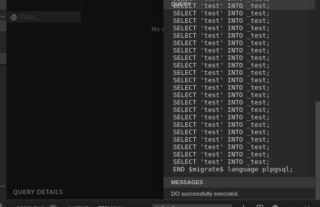 Move Postgres Messages Above Query In Output · Issue 446 · Mtxrvscode Sqltools · Github 9756