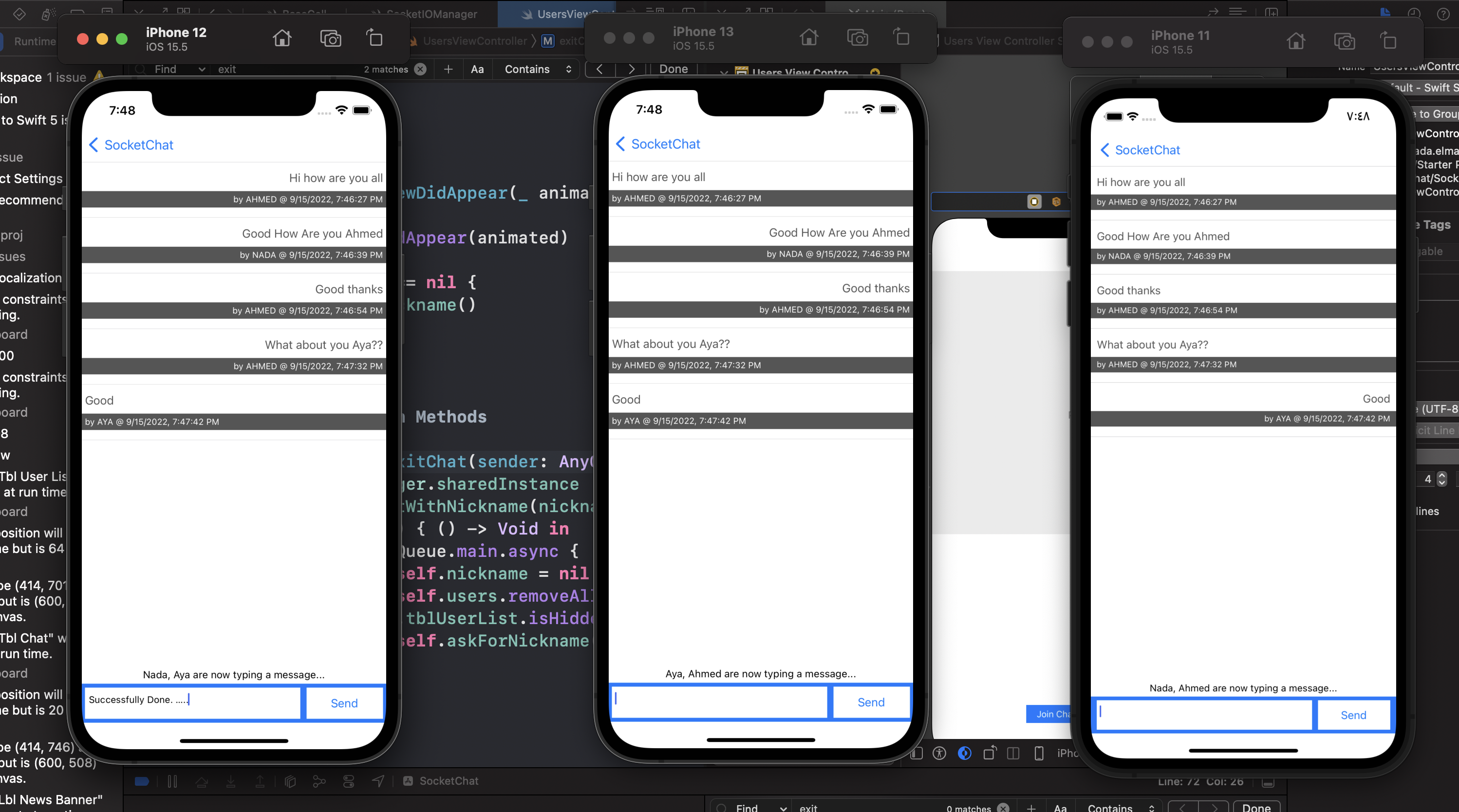 GitHub - Nada-Mohammed-Kamal/SocketChatApp: iOS chat room