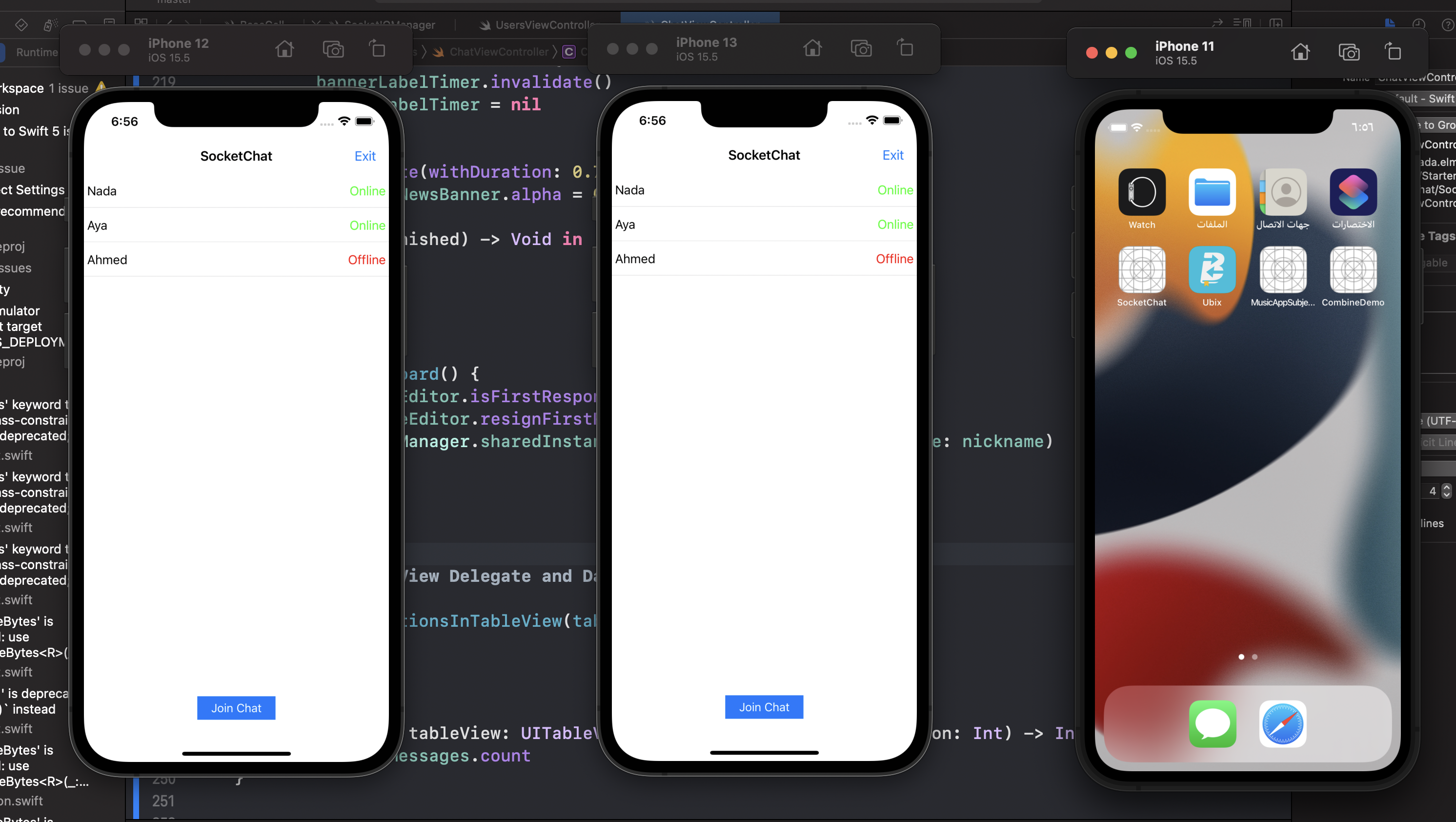 GitHub - Nada-Mohammed-Kamal/SocketChatApp: iOS chat room