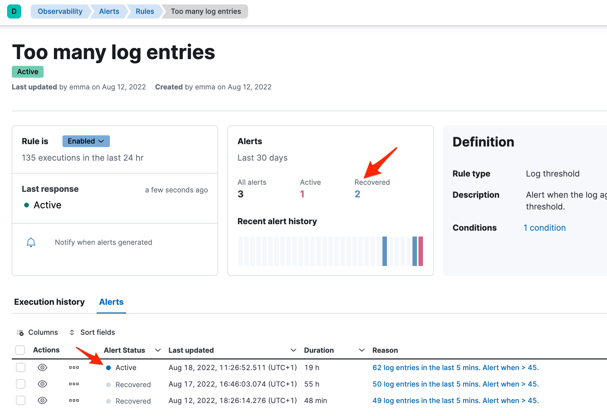 Inconsistent Colour Scheme For Observability Alert Status · Issue 139088 · Elastic Kibana · Github