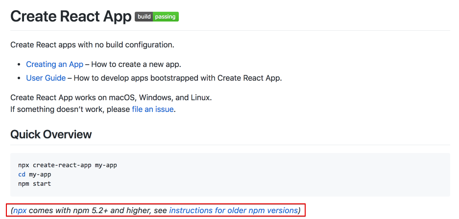 Missing Getting Started Step · Issue #5432 · facebook/create-react-app · GitHub
