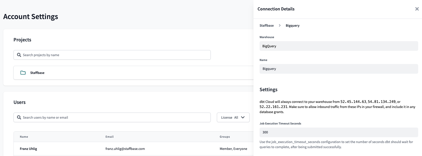 [CT-1610] [Bug] Private key got changed when changing bigquery timeout in cloud UI · Issue #6388 ...