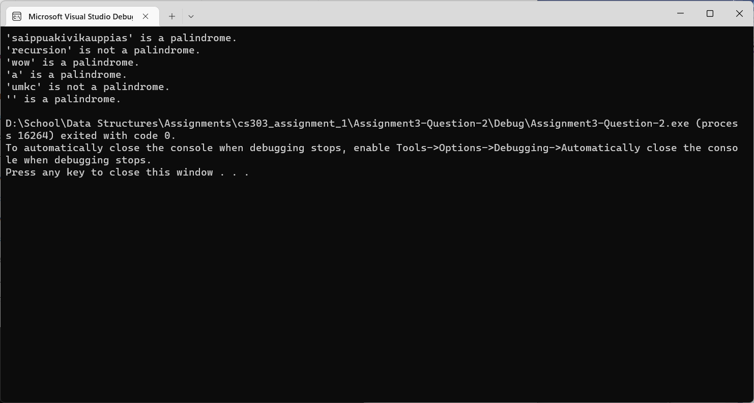 GitHub - Tim-DeGraffenreid/cs303_assignment_1