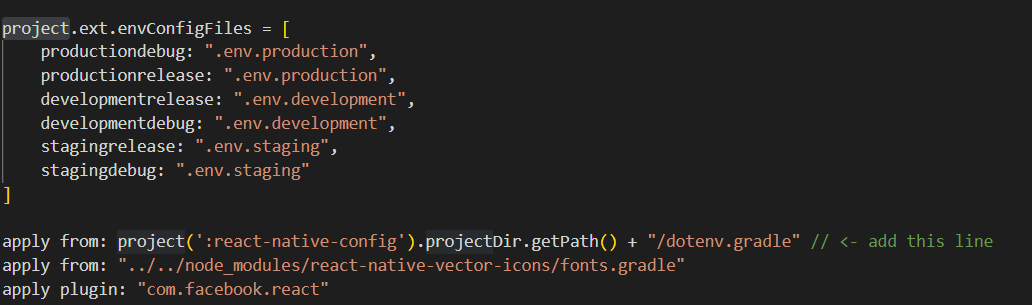 Import Com Lugg Reactnativeconfig Reactnativeconfigpackage Dont Exist · Issue 746 · Lugg React