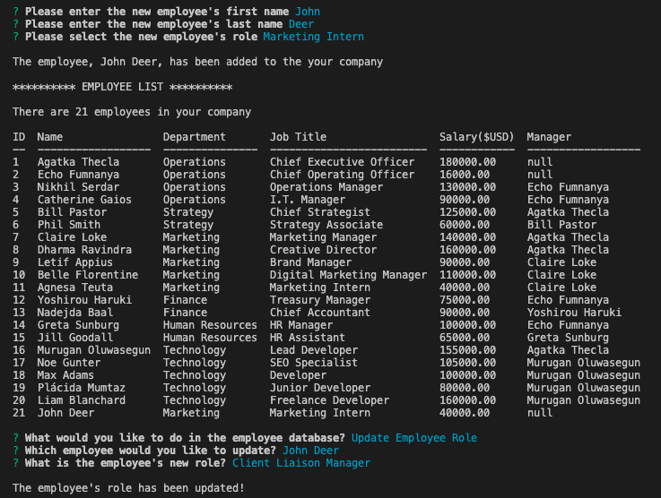 Github Jacih Employee Tracker