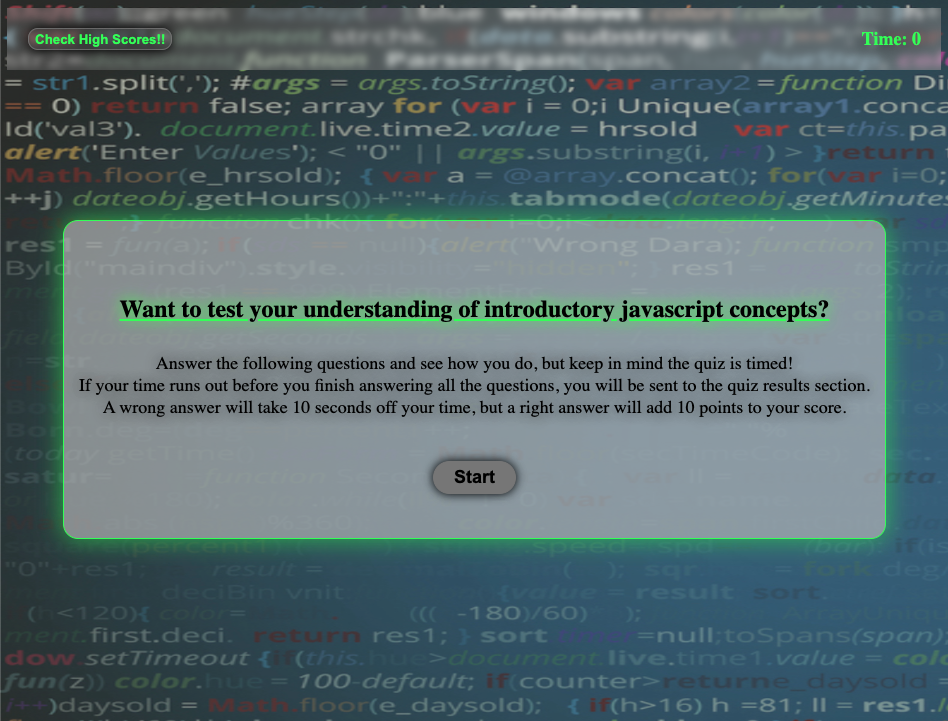 GitHub - jacih/Javascript-101-Quiz