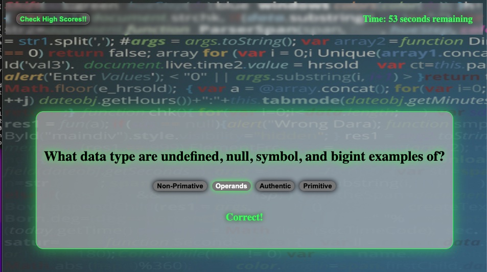 GitHub - jacih/Javascript-101-Quiz