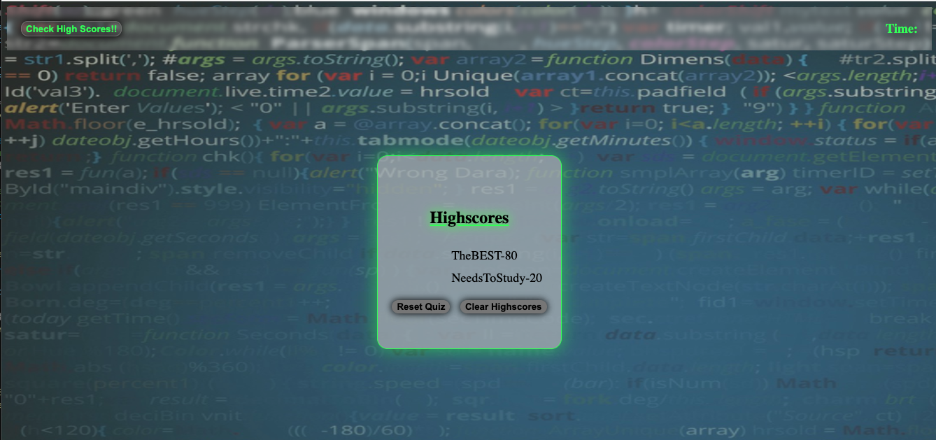 GitHub - jacih/Javascript-101-Quiz