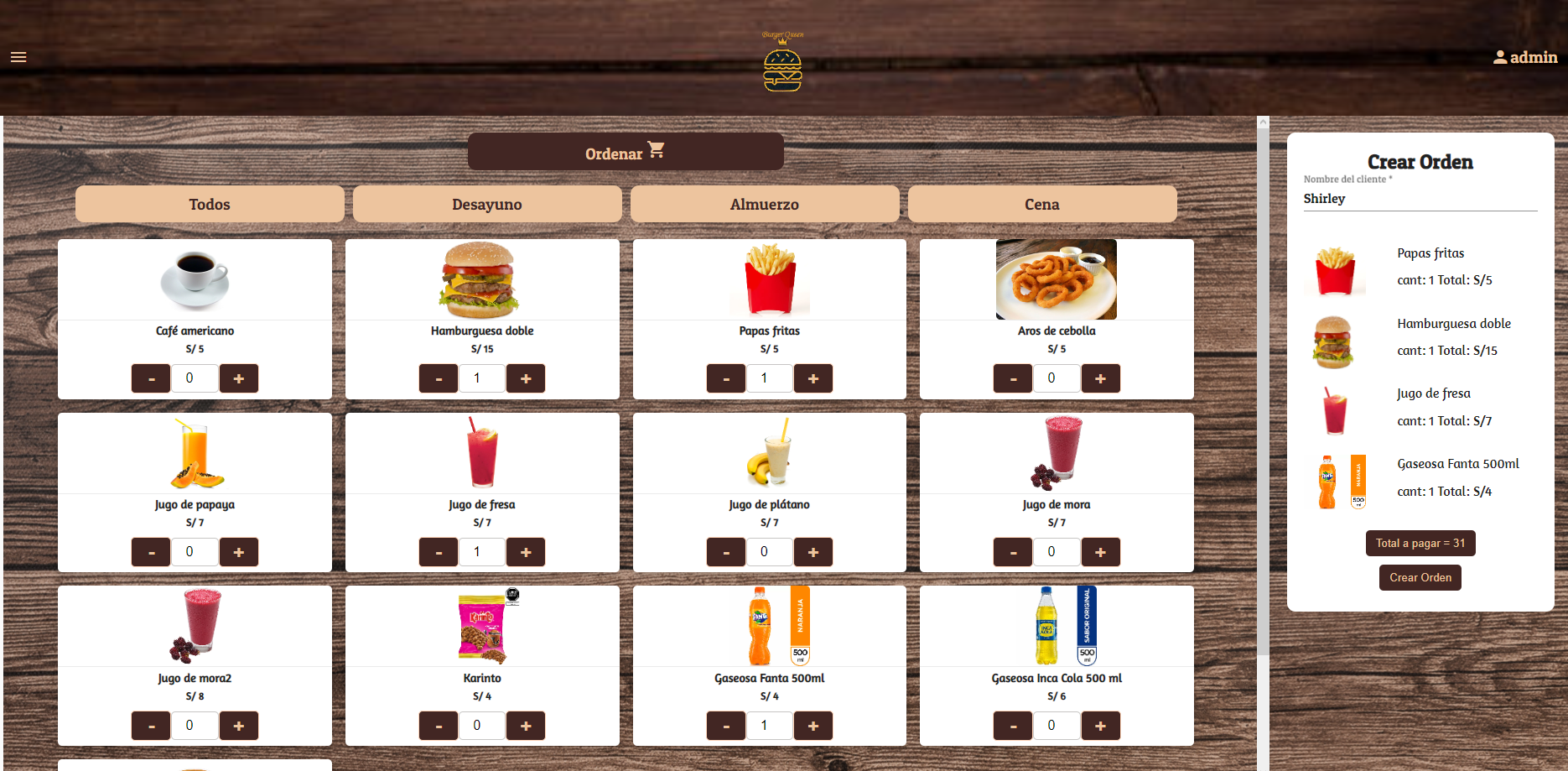 GitHub - Shirley-Aguilar-Aguilar/LIM017Burguer-Queen-API-Client: Web para gestión de usuarios ...