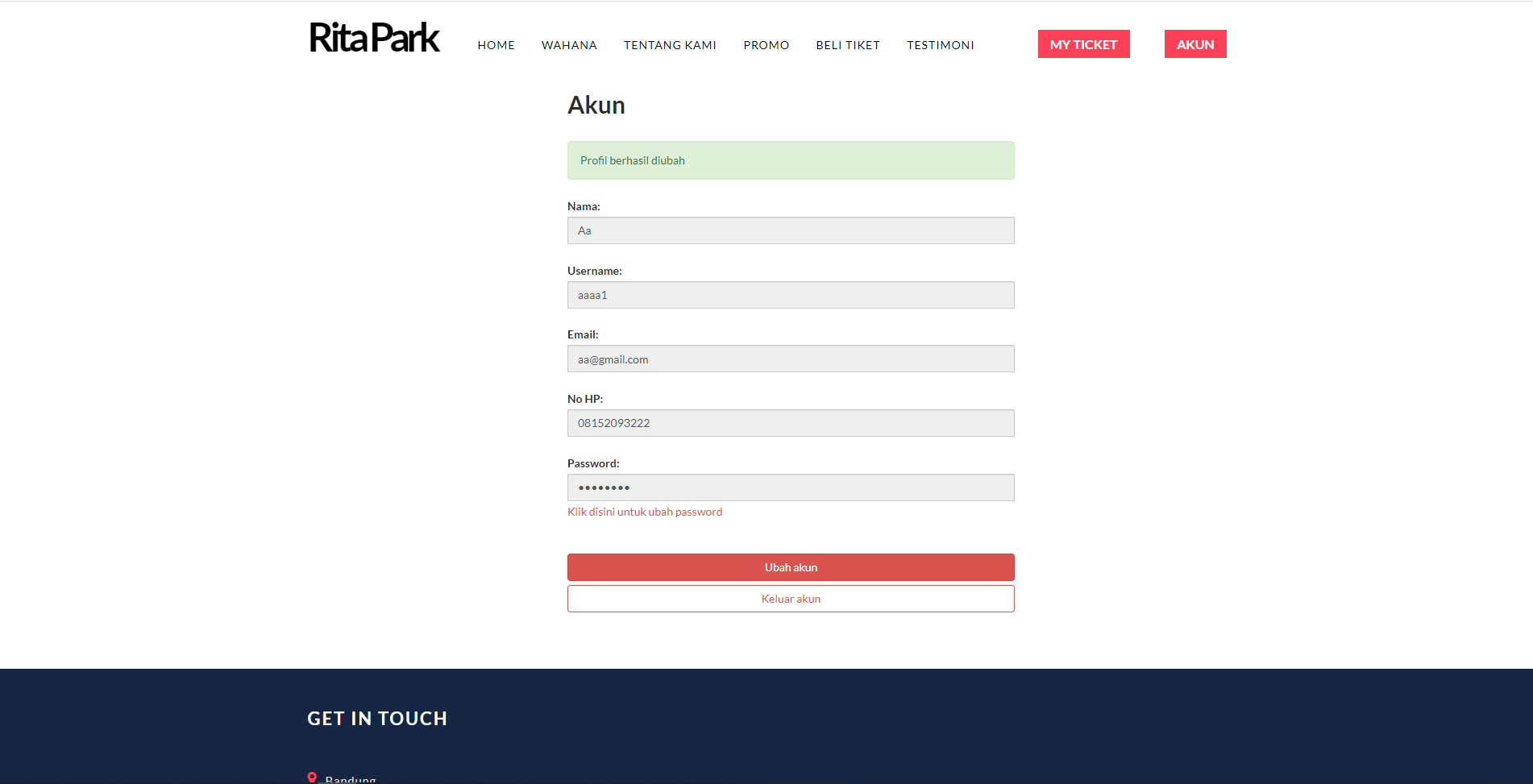 [S3-PB8] halaman profile saya · Issue #54 · SI-RPL-2023/SI4401-223-Ritapark · GitHub
