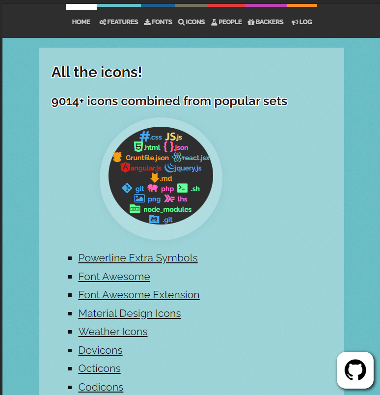 Issue with Subtitle Circle and Layout on Smaller Screens · Issue #1384 · ryanoasis/nerd-fonts ...