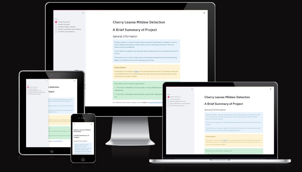 Github Ssreelakshmi88 Mildew Detection Cherry Leaves Milestonepp5