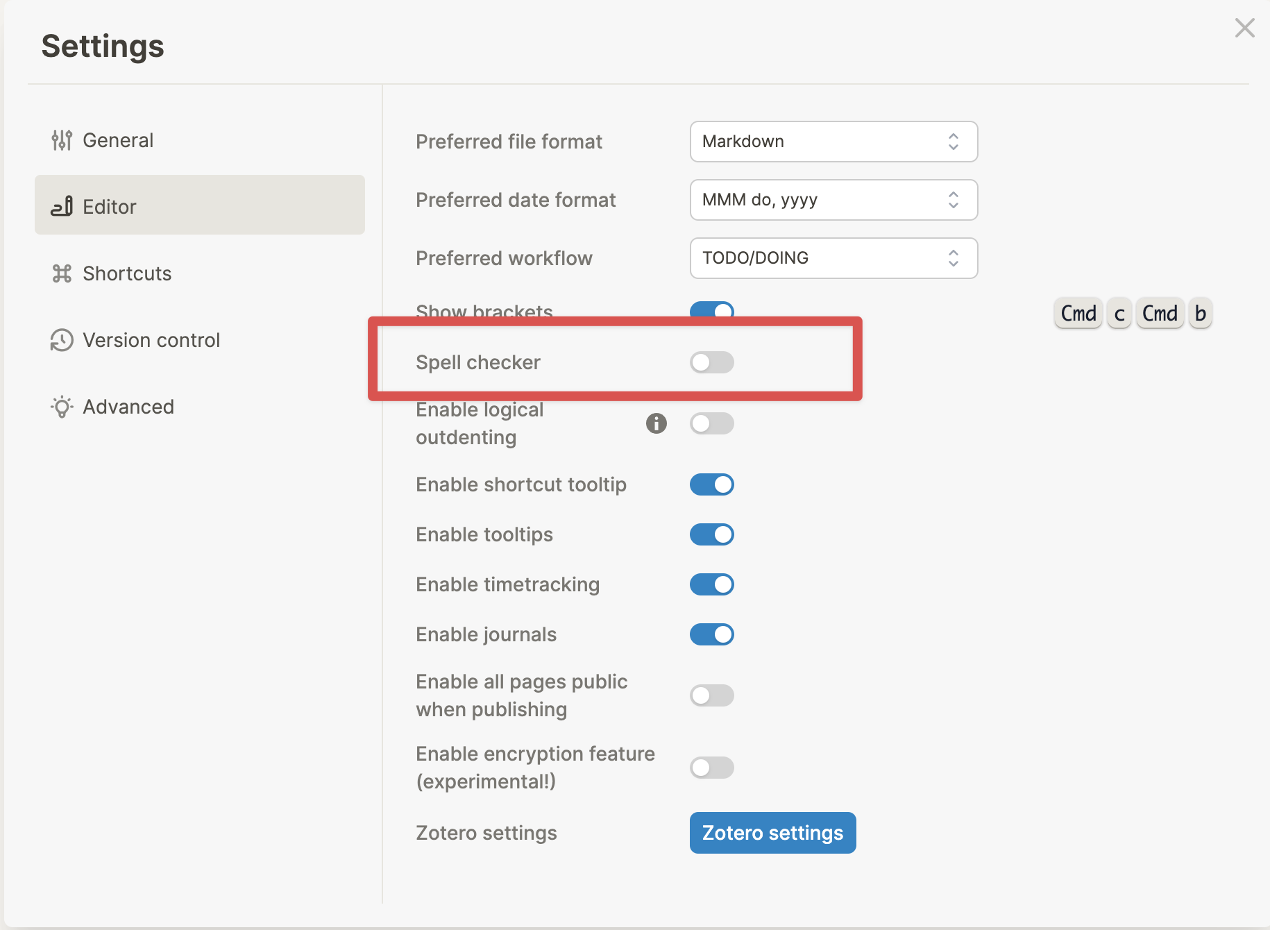 Mac下的Logseq，对文字右键后出现了无效的菜单“Add to dictionary” · Issue #3356 · logseq/logseq · GitHub