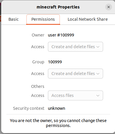 Rootless Docker Runs as 100999 · Issue #1554 · itzg/docker-minecraft-server · GitHub