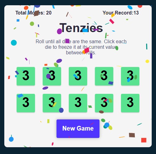 GitHub - yakubalkis/Tenzies-Game