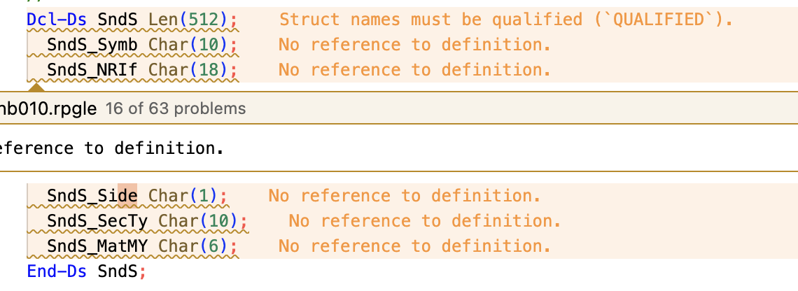 Rpgle Lint · Issue 124 · Codeforivscode Rpgle · Github
