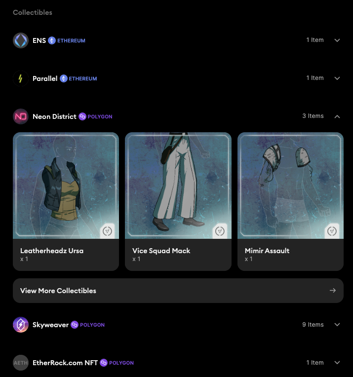 Drop down list for collectibles view · Issue #5 · 0xsequence/public-roadmap · GitHub