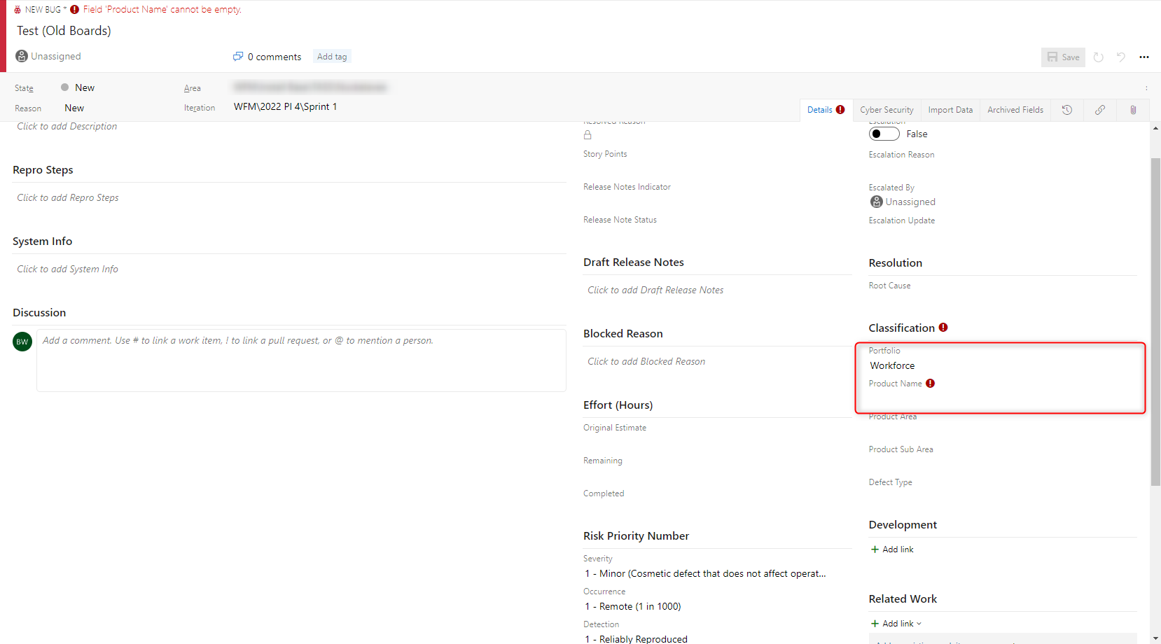 Functionality of cascading lists is disrupted by the New Boards Hubs ...