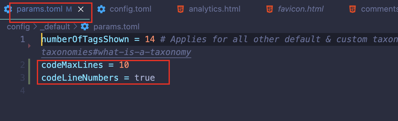 codeMaxLines and codeLineNumbers doesn't work as expected · Issue #191 · chipzoller/hugo-clarity ...
