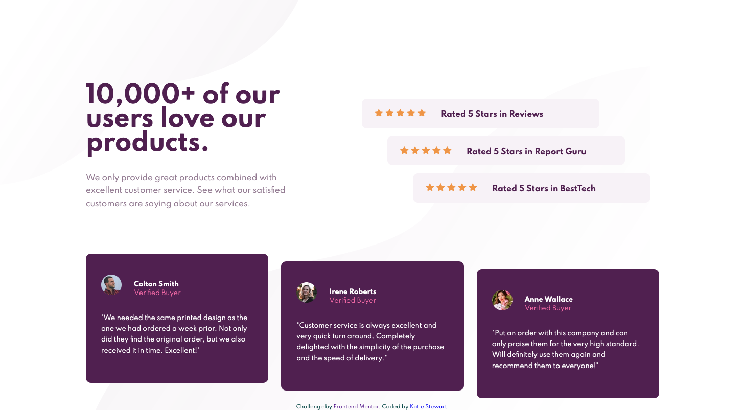 GitHub - katie-stewart/social-proof-section: I completed this ... GitHub - katie-stewart/social-proof-section: I completed this ...