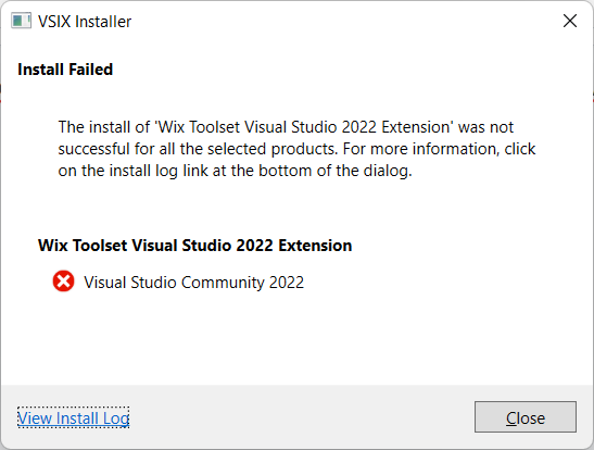 Install failed · Issue #6700 · wixtoolset/issues · GitHub