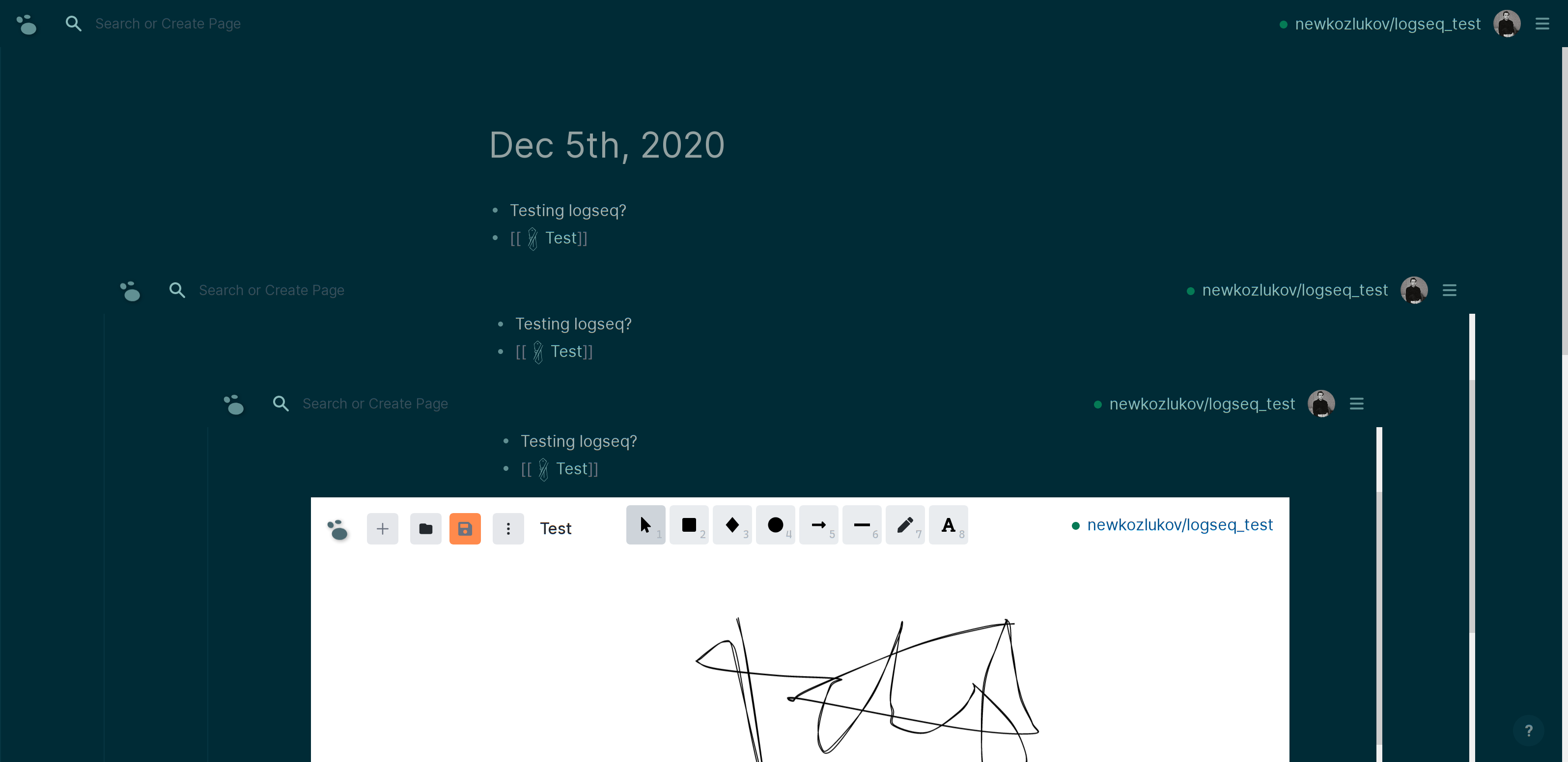 "Back to logseq" in excalidraw widget - recursion · Issue #819 · logseq/logseq · GitHub